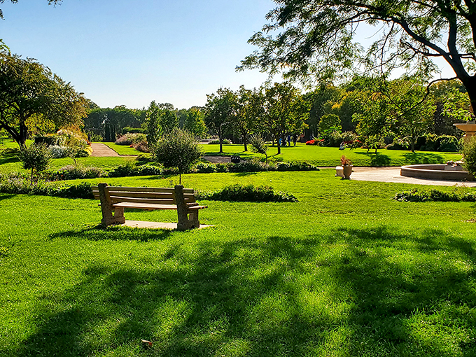 Where love is always in bloom! This rose garden is like stepping into a living Valentine's Day card.