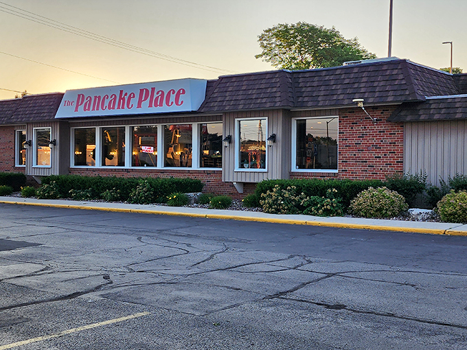 Flip out over fluffy flapjacks in this cozy breakfast oasis that's pure Packers territory.