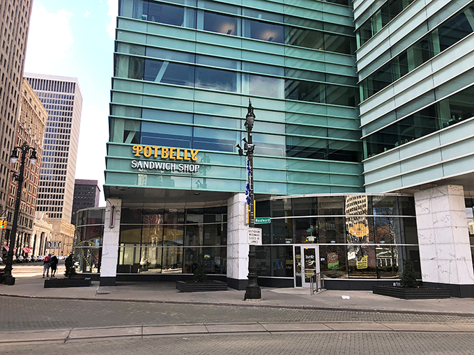 Modern meets mouthwatering! Potbelly's contemporary design is a prelude to their updated classic sandwiches.