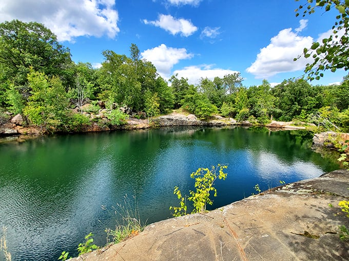 Rock-solid entertainment at Quarry Park. These granite cliffs are nature's own IMAX screen, showcasing breathtaking views.