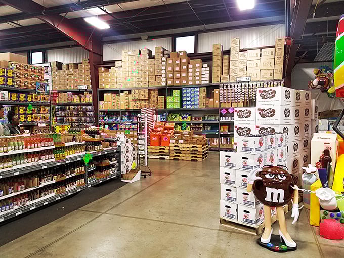 Candy pit stop extraordinaire! Fill your tank (and your belly) with an assortment of sweet treats.