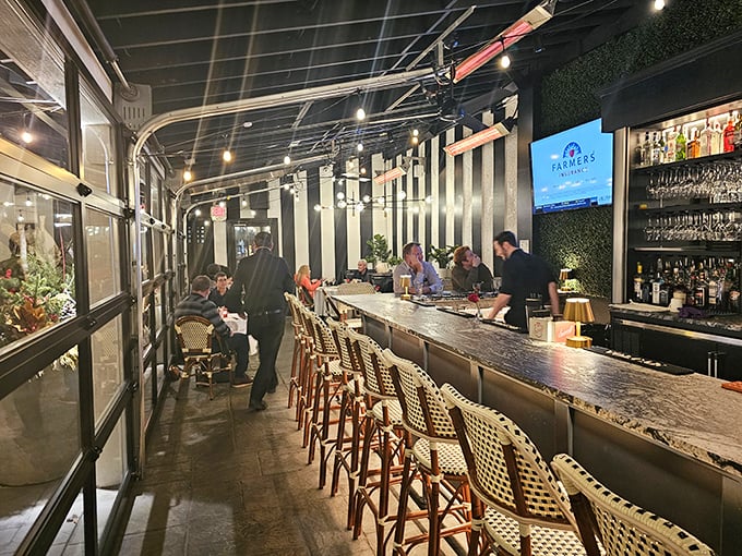 "Mad Men meets meat men: The Top's interior is a time capsule of mid-century cool and timeless flavor."