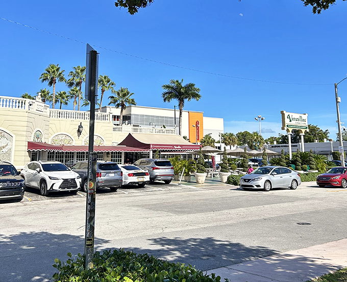 Welcome to Versailles, where Cuban sandwiches are royalty and coffee breaks are a sacred ritual. No powdered wigs required!