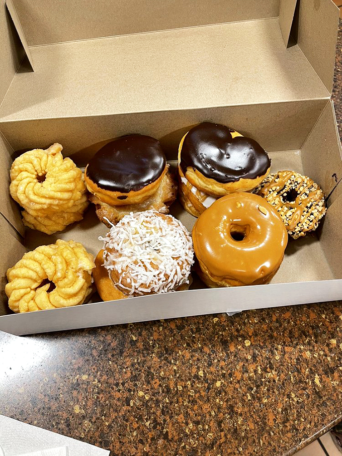 A baker's dozen of dreams! From classic glazed to coconut-covered confections, it's a round-the-clock flavor fiesta.