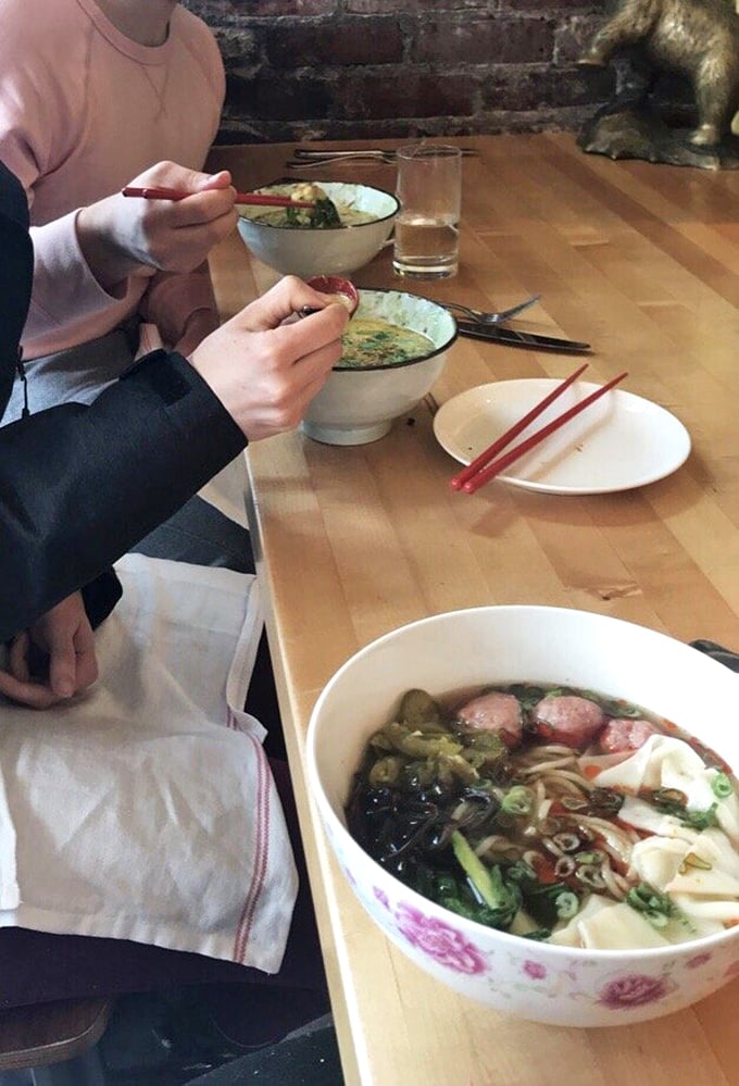 Who needs a crystal ball when you've got this crystal-clear broth? Dive into a future filled with delicious crab and noodle goodness.