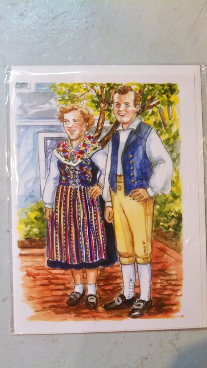 Love at frost sight! This charming card captures the essence of Scandinavian romance &ndash; cozy, colorful, and delightfully quirky.