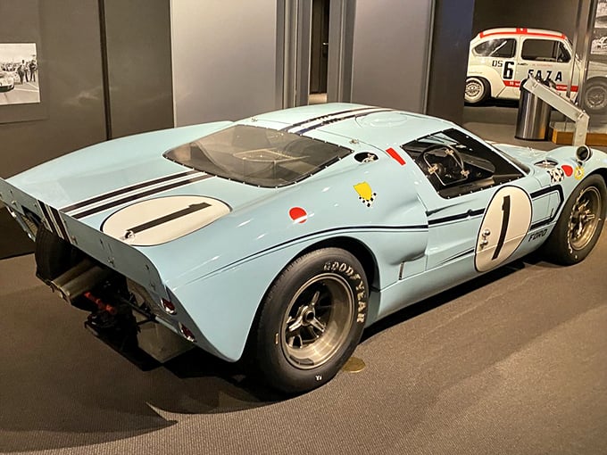 The Ford that conquered Le Mans! This GT40 isn't just a car; it's a four-wheeled middle finger to Ferrari, wrapped in American muscle.