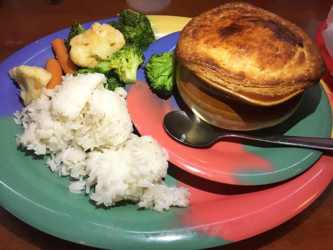 Flaky, golden, and packed with oceanic treasures, this seafood pot pie is like finding Atlantis in pastry form.