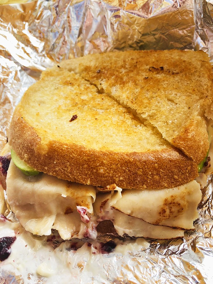 The Turkey Apple Brie: where sweet meets savory in a dance more harmonious than Fred and Ginger. Your taste buds will applaud!