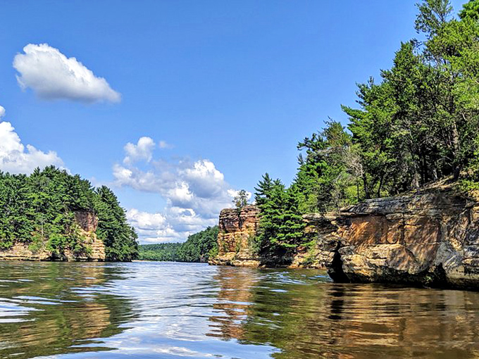 Forget the yellow brick road, follow the sparkling river! This waterway cuts through the landscape like nature's own highway.