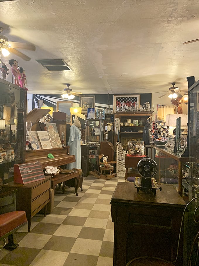 From funky lamps to kitschy knick-knacks, this corner of MacAlpine's is where vintage dreams come true. Time to channel your inner American Picker!