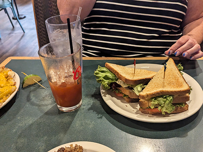 Not your average BLT! This sandwich has more layers than a Shakespeare play, and twice the drama.