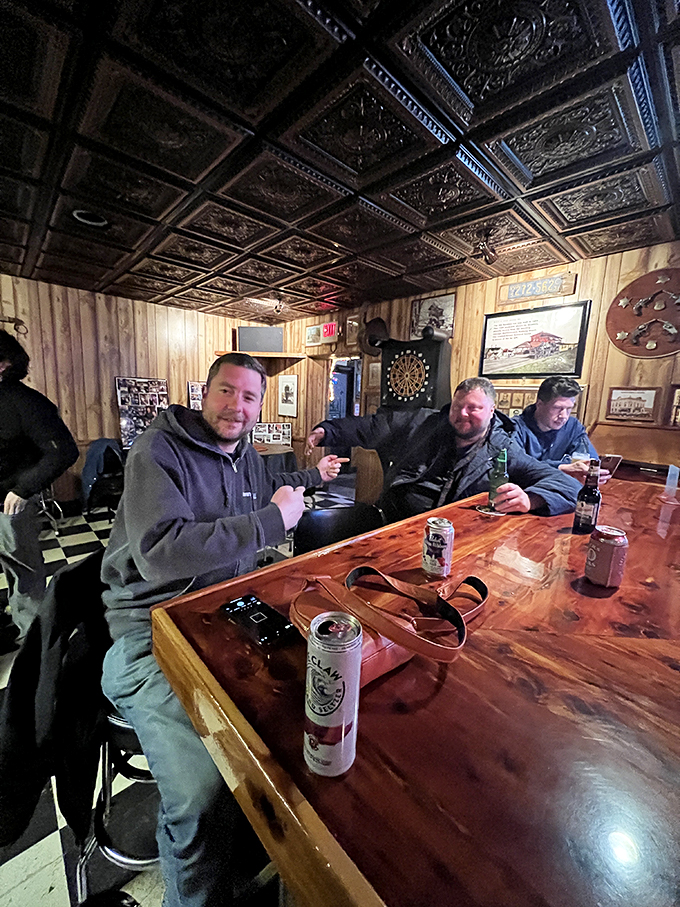 Looks like these folks are having a brew with a side of boo! The Old Baraboo Inn brings together spirits of all kinds.