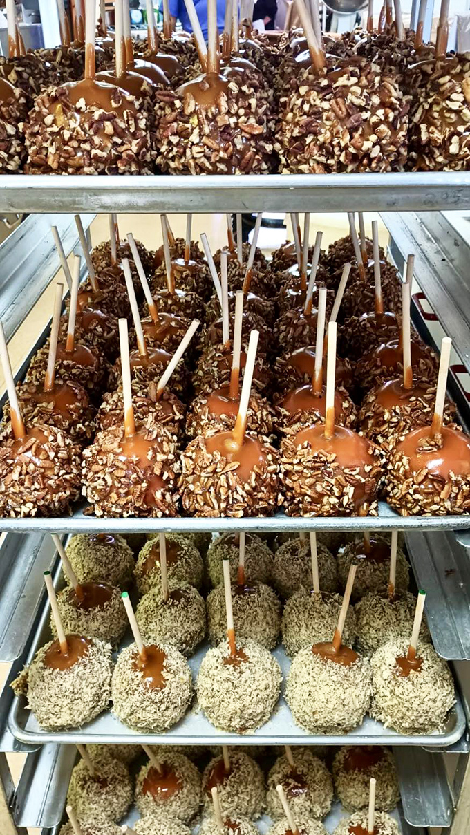 Chocolate-covered happiness on a stick. These treats are proof that good things come in small, nutty packages.