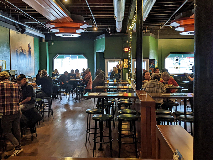 Where strangers become friends and friends become family. The Turf Club's dining area serves up camaraderie alongside its menu of comfort food classics.