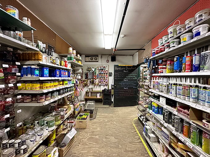 DIY heaven or handyman's playground? Either way, this hardware section has more tools than Tim "The Tool Man" Taylor's garage. Time to channel your inner Bob Vila!