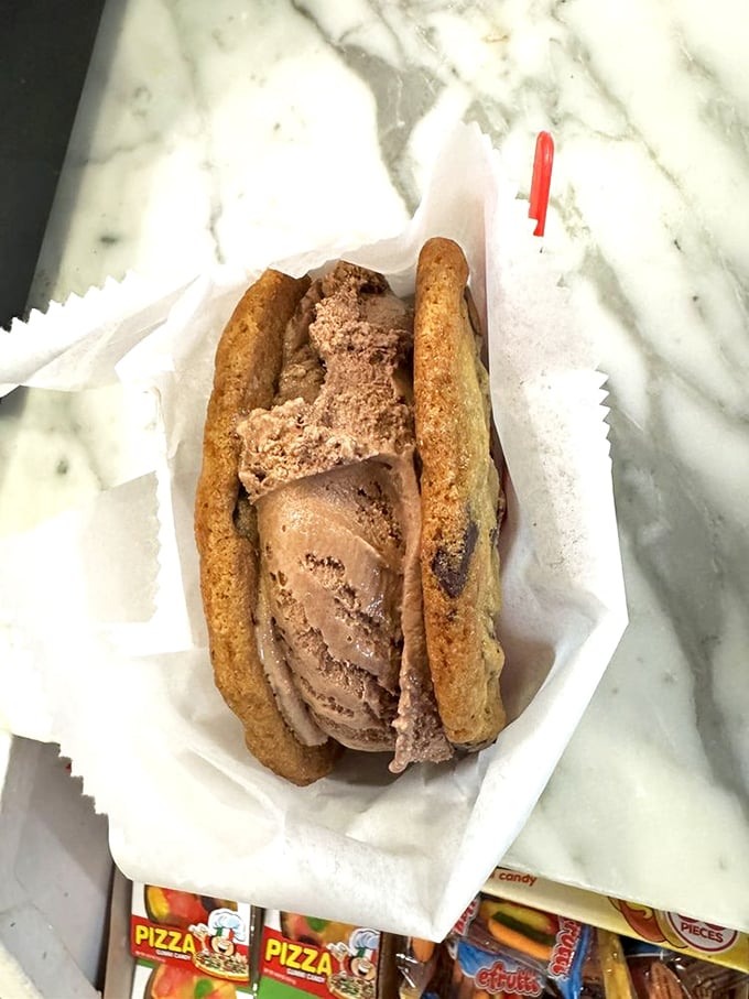 The ice cream sandwich: mankind's greatest invention since sliced bread. Actually, forget the bread - this is better!