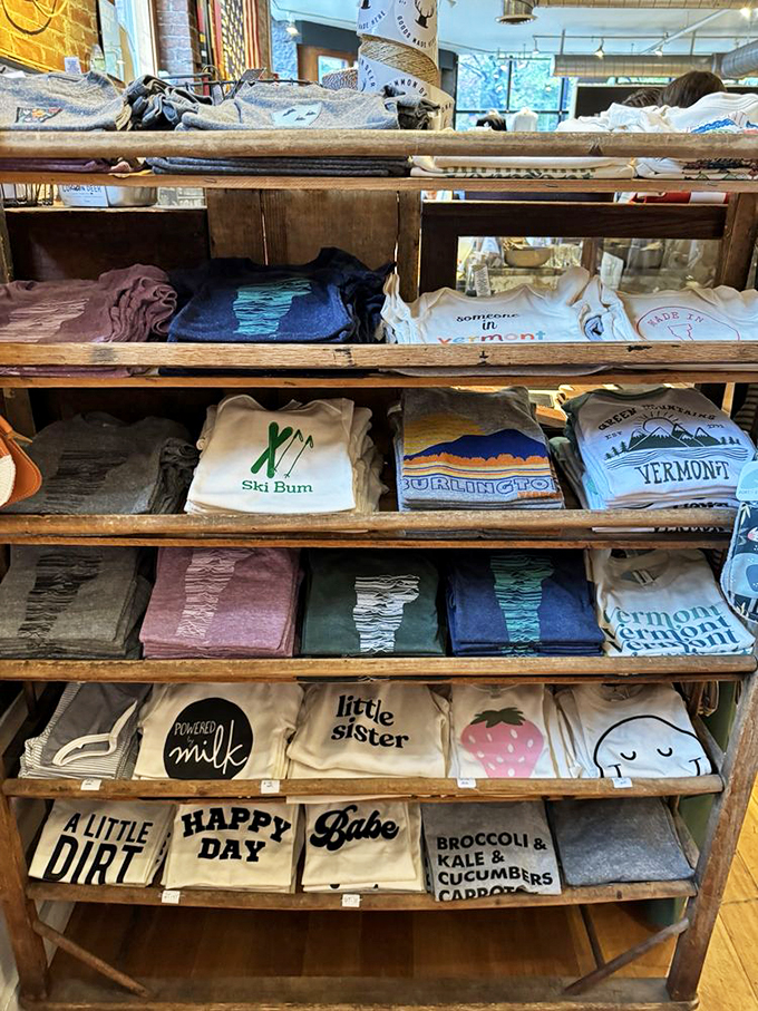 Forget "I Heart NY" &ndash; these tees scream "I Adore Vermont" louder than a moose during mating season. Perfect for blending in with the locals or standing out in the city.