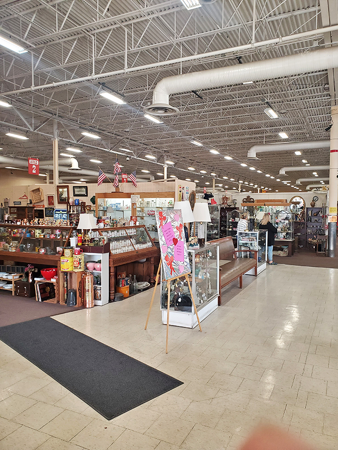 Treasure hunters in their natural habitat! Watch as they navigate the aisles with the focus of Indiana Jones and the excitement of kids in a candy store.