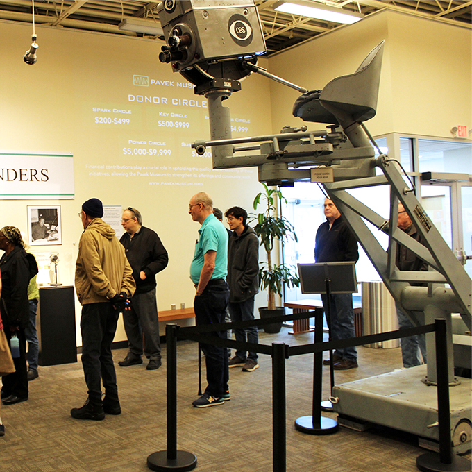 Look, Ma, no smartphones! These visitors are getting a firsthand look at the cameras that captured history before selfies were a thing.