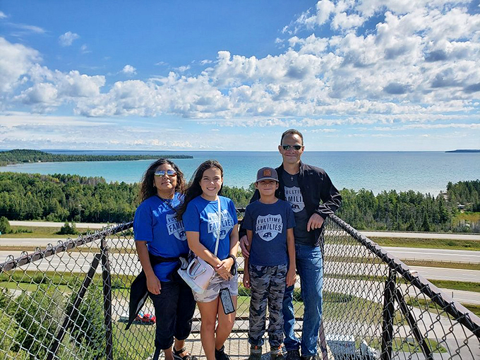 "Family memories in the making, one step at a time!" Visitors of all ages conquer the climb, rewarded with unforgettable views and photo ops.
