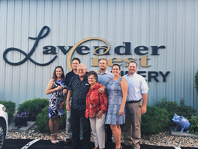 Family, friends, and fermented grapes &ndash; the holy trinity of a good time. These folks have found their happy place at Lavender Crest.