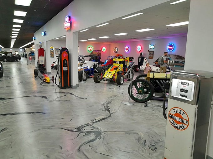 Where car enthusiasts become kids again: Watch as grown adults transform into wide-eyed children, marveling at these mechanical marvels from a bygone era.