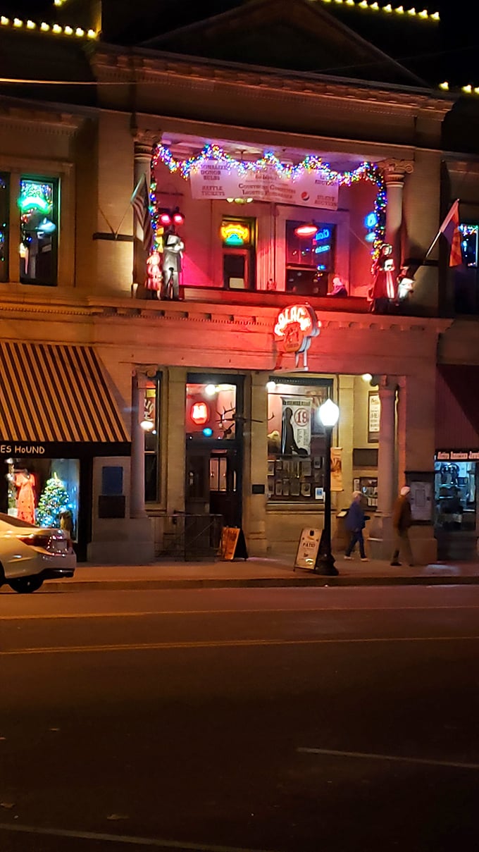Whiskey Row: Where John Wayne might've window-shopped for Christmas gifts. Old West charm meets holiday cheer on this historic street.