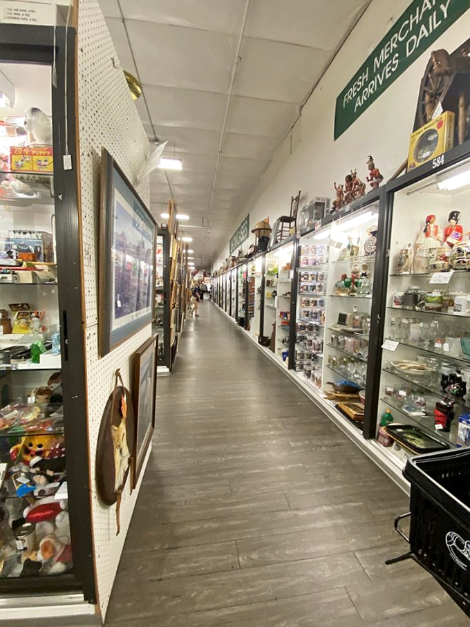 Forget about your smartphone's navigation - you'll need a treasure map to explore these aisles of vintage wonders.