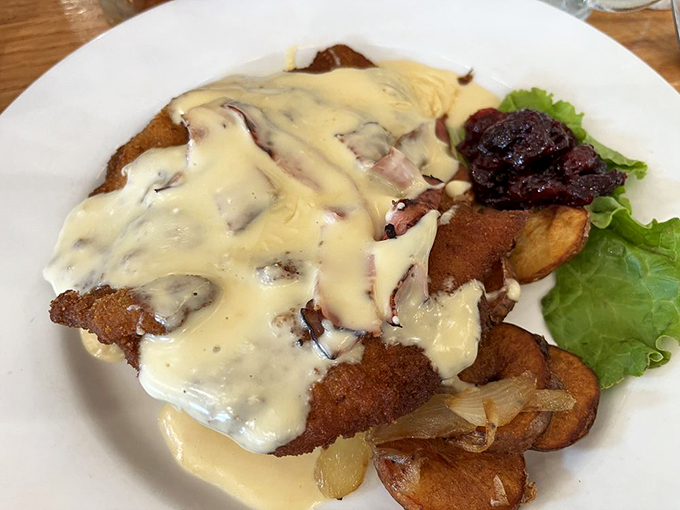 Schnitzel dreams are made of these. Who am I to disagree? Travel the world and the seven seas, everybody's looking for something&hellip; this delicious.