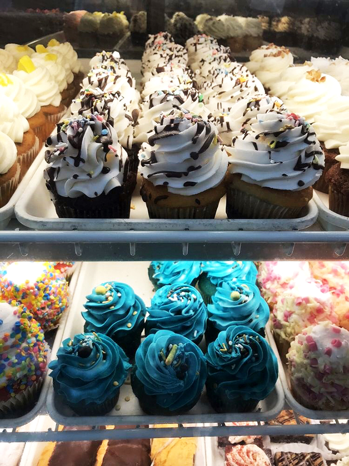 Cupcake heaven exists, and it's right here. These frosted beauties are so pretty, you almost don't want to eat them. Almost.