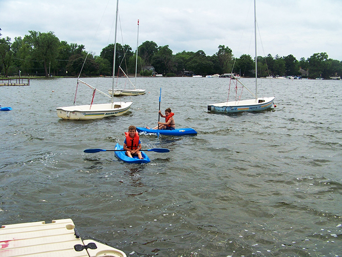 Paddle power: These kayakers are living their best "Life of Pi" moments, minus the tiger. Adventure awaits around every bend!