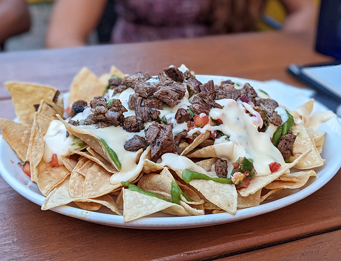 Nacho average appetizer! These loaded nachos are a mountain of flavor that would make even the Rockies jealous.