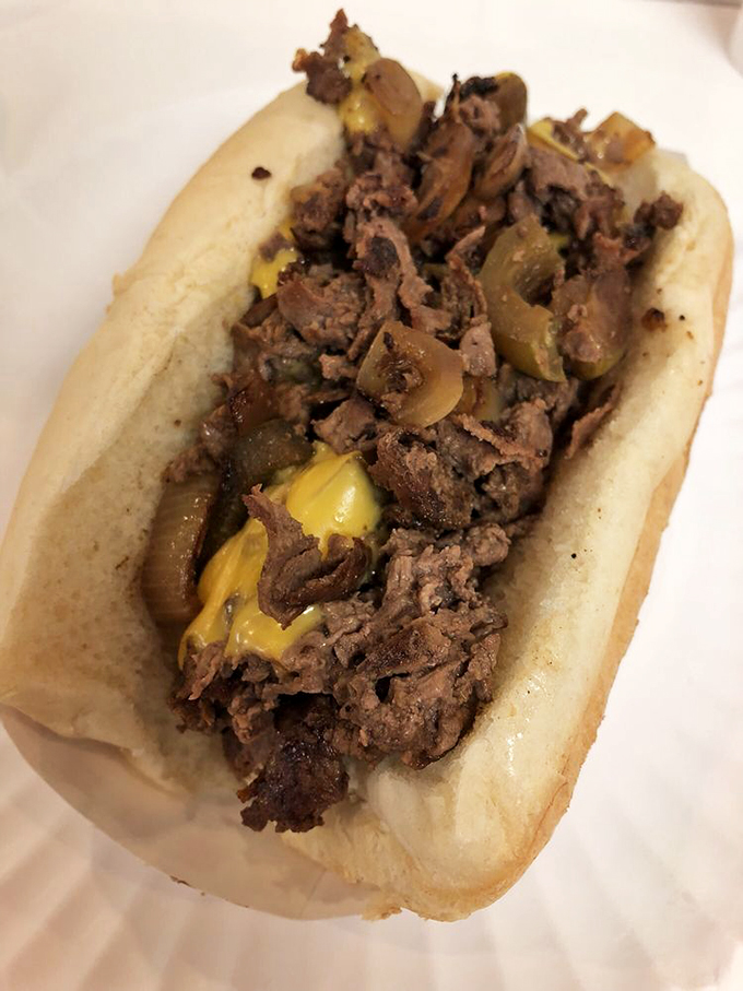 Philly, meet Vermont! This cheesesteak is so packed, it's like a meaty hug between two slices of bread.