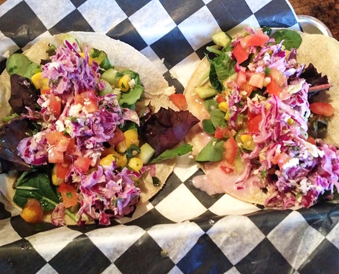 Taco 'bout a flavor fiesta! These colorful creations are like edible confetti, each bite a celebration of fresh ingredients and zesty spices.