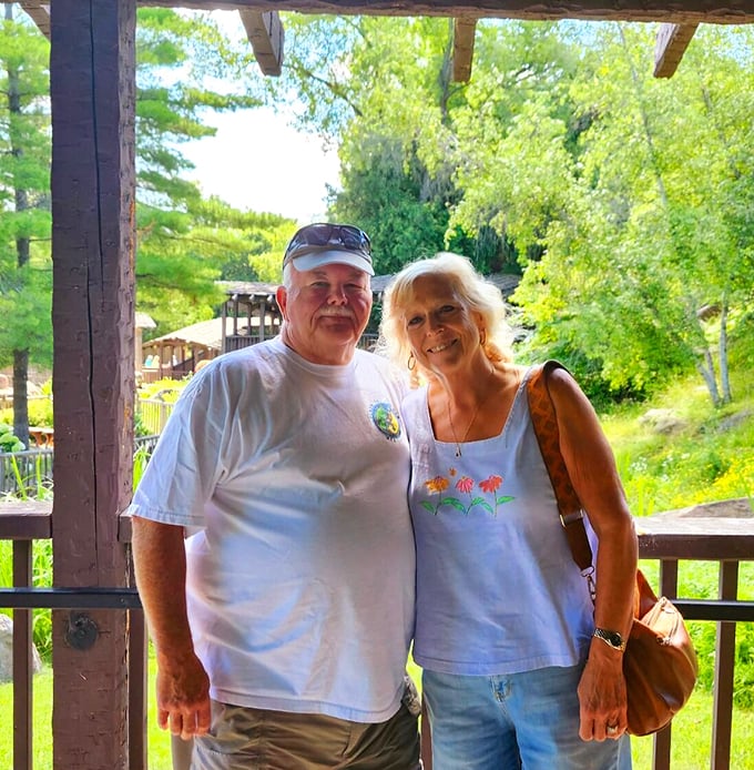 Smiles wider than Wisconsin! Happy visitors soak in the quirky atmosphere, proving that sometimes the best souvenirs are the memories we make.