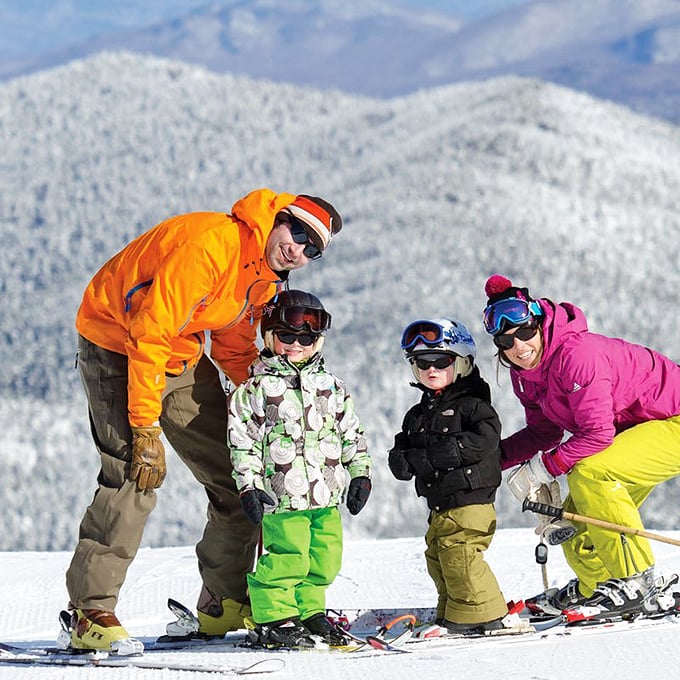 Family fun on the slopes! Sugarbush's ski school turns newbies into snow pros faster than you can say "hot chocolate break." Watch out, Olympics 2030!