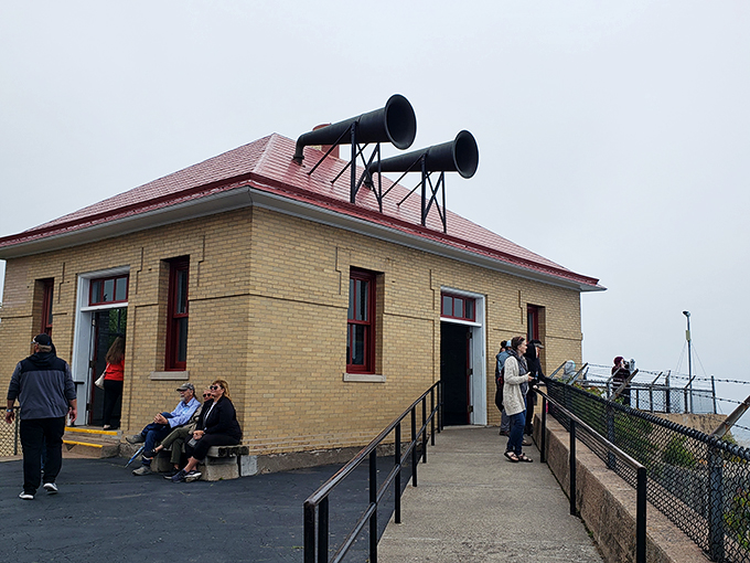 Lighthouse lessons and laughs: A guide in period costume shares Split Rock's stories, proving history can be as entertaining as a good sitcom.