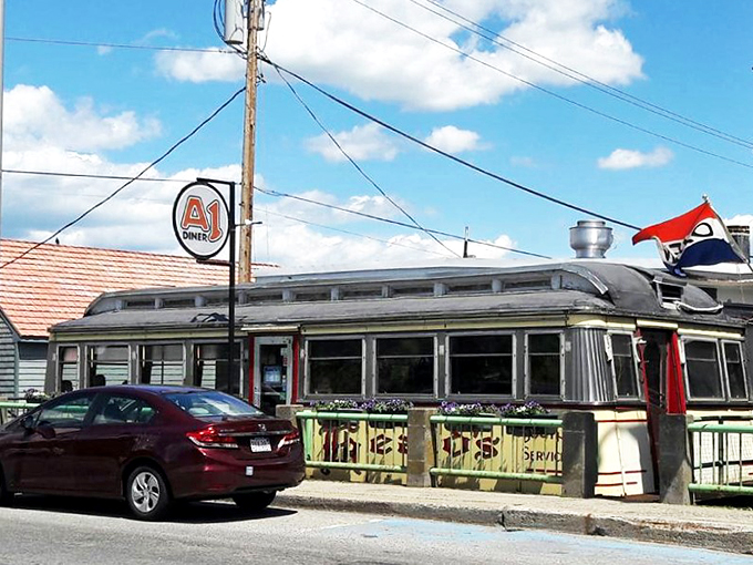 A1 Diner: Chrome-plated perfection! This vintage beauty could star in its own time-travel sitcom.