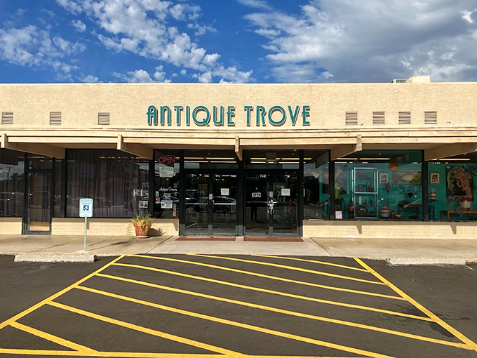 Antique Trove: where every turn reveals a new decade. It's like playing hopscotch through history, but with comfier shoes.