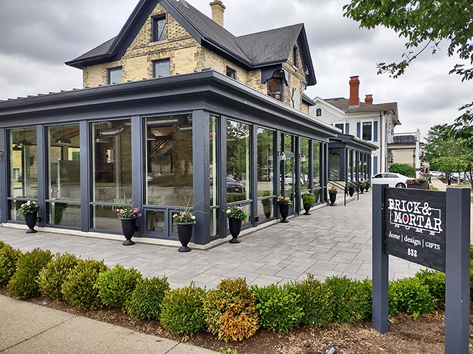 Old meets new in a glass-and-stone embrace. Brick & Mortar Home is where your decor dreams come out to play.