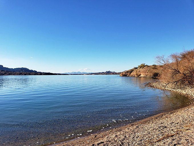 Off the beaten path? You've found it! This tranquil cove is the perfect spot to recharge your batteries.