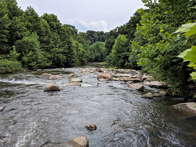 Cascading charm: Pull over in Chagrin Falls and let the sound of rushing water wash away your road trip stress.