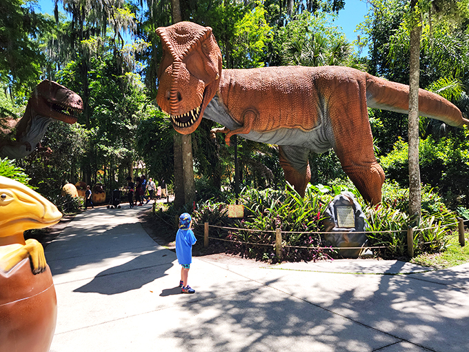 Jurassic Park without the running-for-your-life bit. Plant City's prehistoric playground lets you dig for fossils without becoming one.