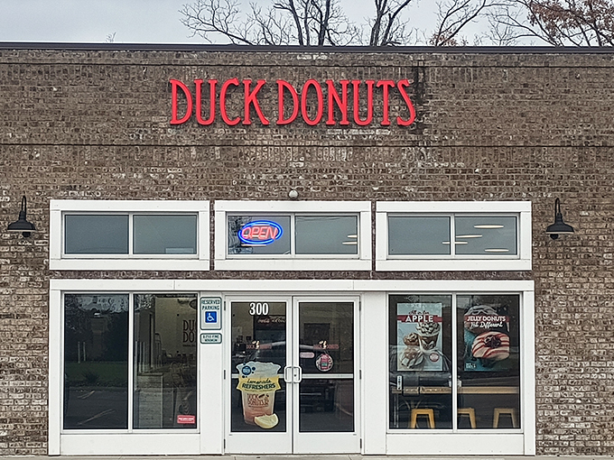 Donut customization station! Duck Donuts is your road trip pit stop for personalized pastries that'll fuel your adventures.