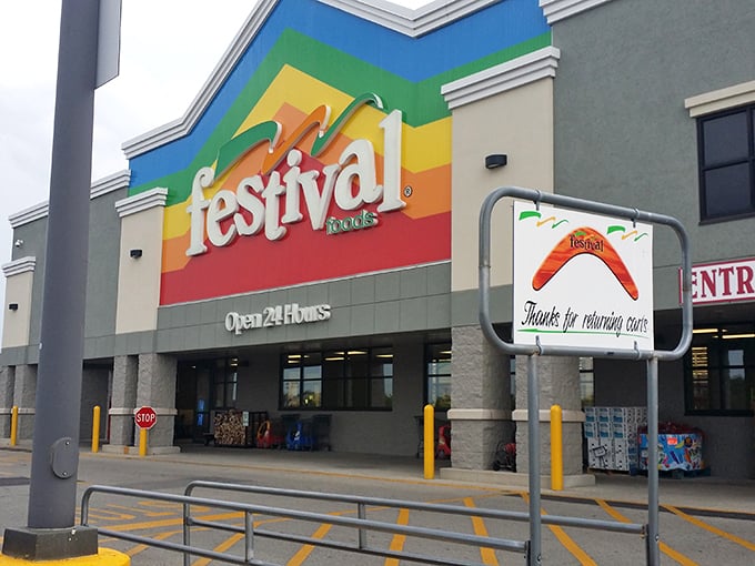 Festival by name, feast-ival by nature! It's a supermarket so super, you might need a map to navigate.