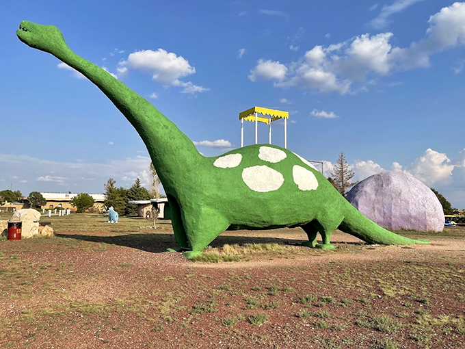 "Yabba Dabba Do come visit! This Stone Age theme park is more fun than Fred's foot-powered car."