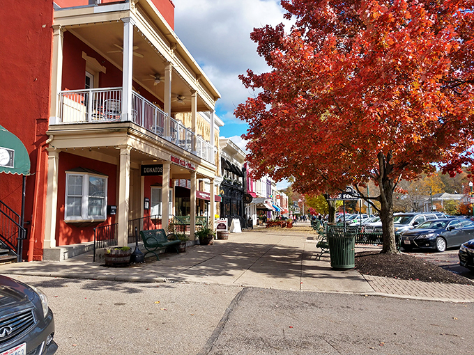 Granville: The unexpected gem on your Ohio road trip. Park the car and stroll down Broadway for a taste of small-town perfection.