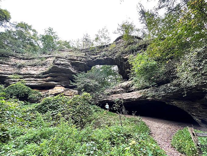Wisconsin's own triumphal arch! This natural wonder is Mother Nature's ode to erosion.
