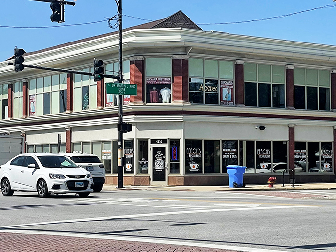 Detour-worthy dining! Peach's is the unassuming pit stop that'll have you rewriting your entire itinerary.